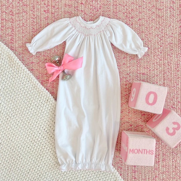 The Beaufort Bonnet Company | One Pieces | Tbbc Sweetly Smocked Gown ...